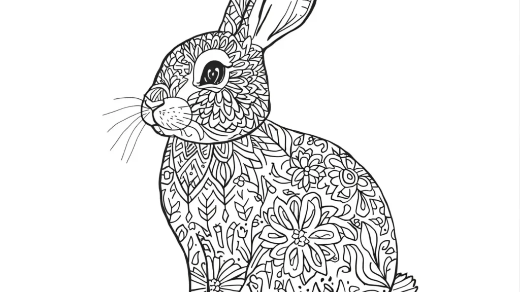 50+Bunny Coloring Pages — The Cutest Printable Fun for Kids and Adults